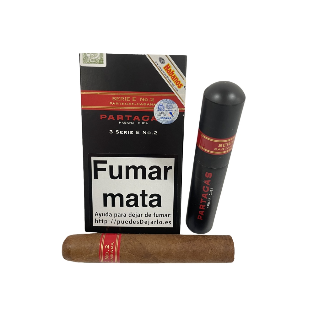PARTAGAS SERIE E No.2 3s TUBOS 帕特加斯 E2号 纸盒铝管 3支/盒