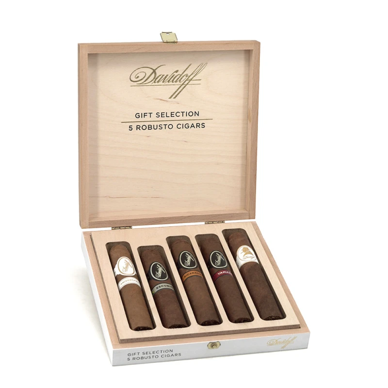 DAVIDOFF Cigar | ROBUSTO SELECTION CELLO 大衛杜夫精選蘿蔔圖 5支/盒