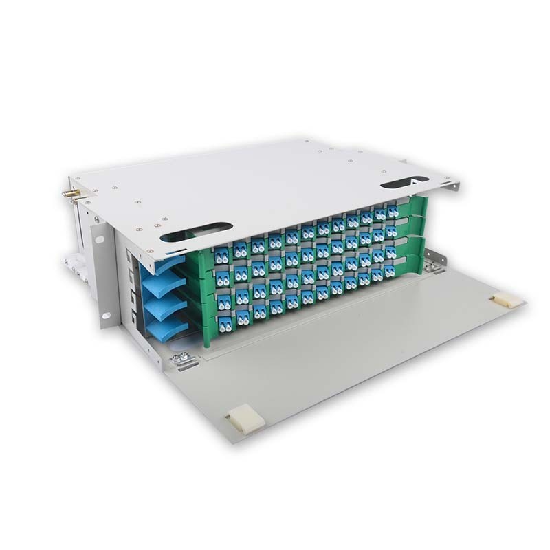 48 Duplex LC ODF FDU with Adapters, Pigtails, Accessories
