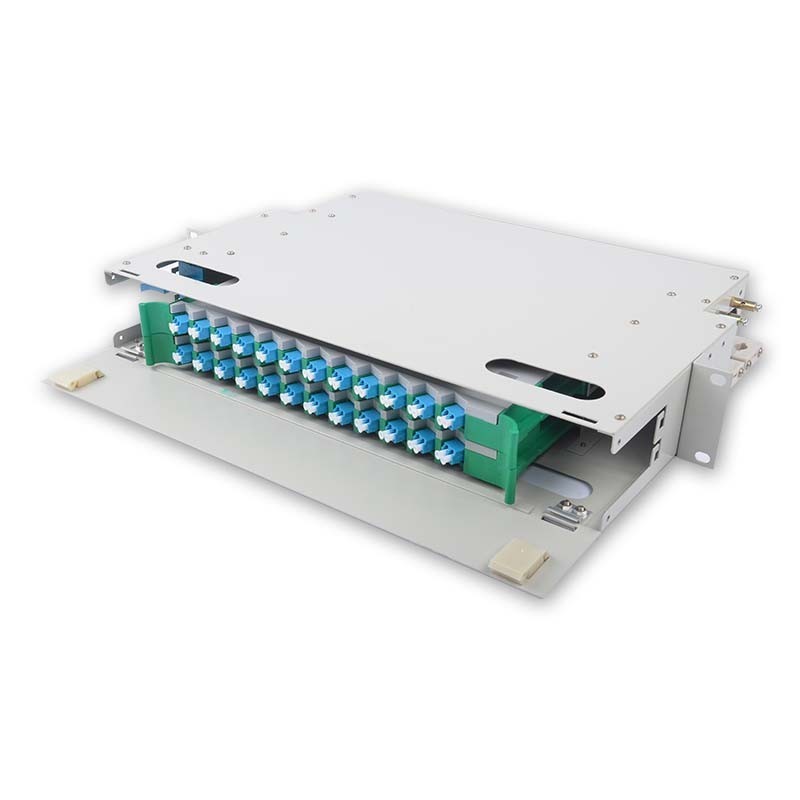 24 Duplex LC ODF FDU, With Adapters, Pigtails and All Accessories
