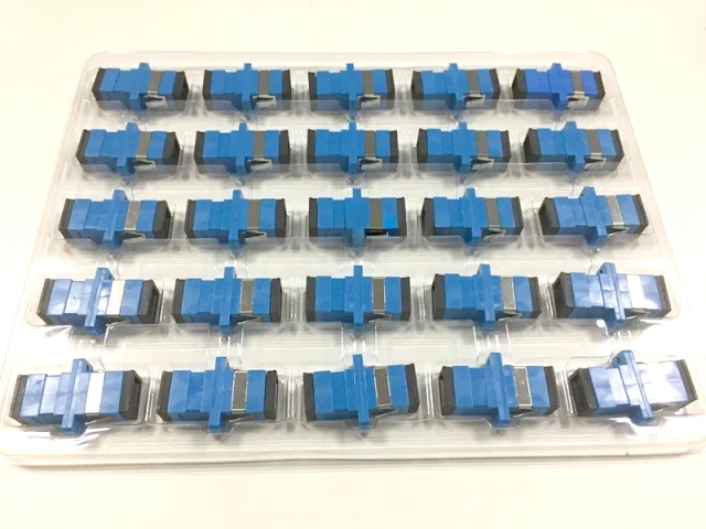 SC UPC Adapter Optical Fiber Connector Bulkhead