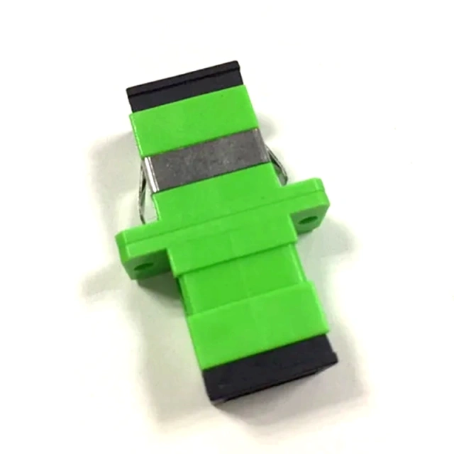 Adaptador SC APC Conector de fibra óptica Pasamuros