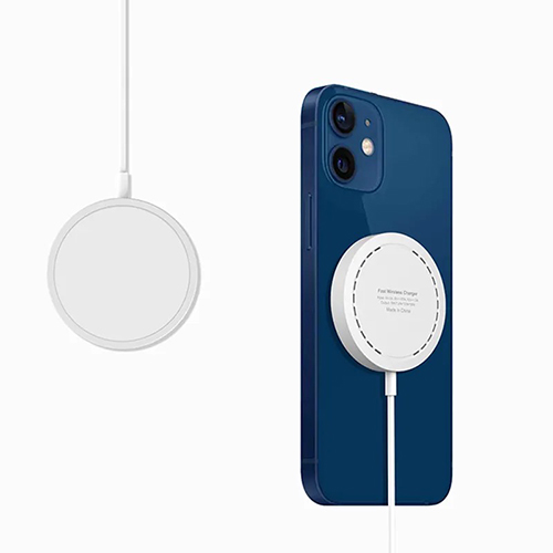 Small Wireless Charger Magnetic Wireless 15W Qi Fast Charging Mini Car ...