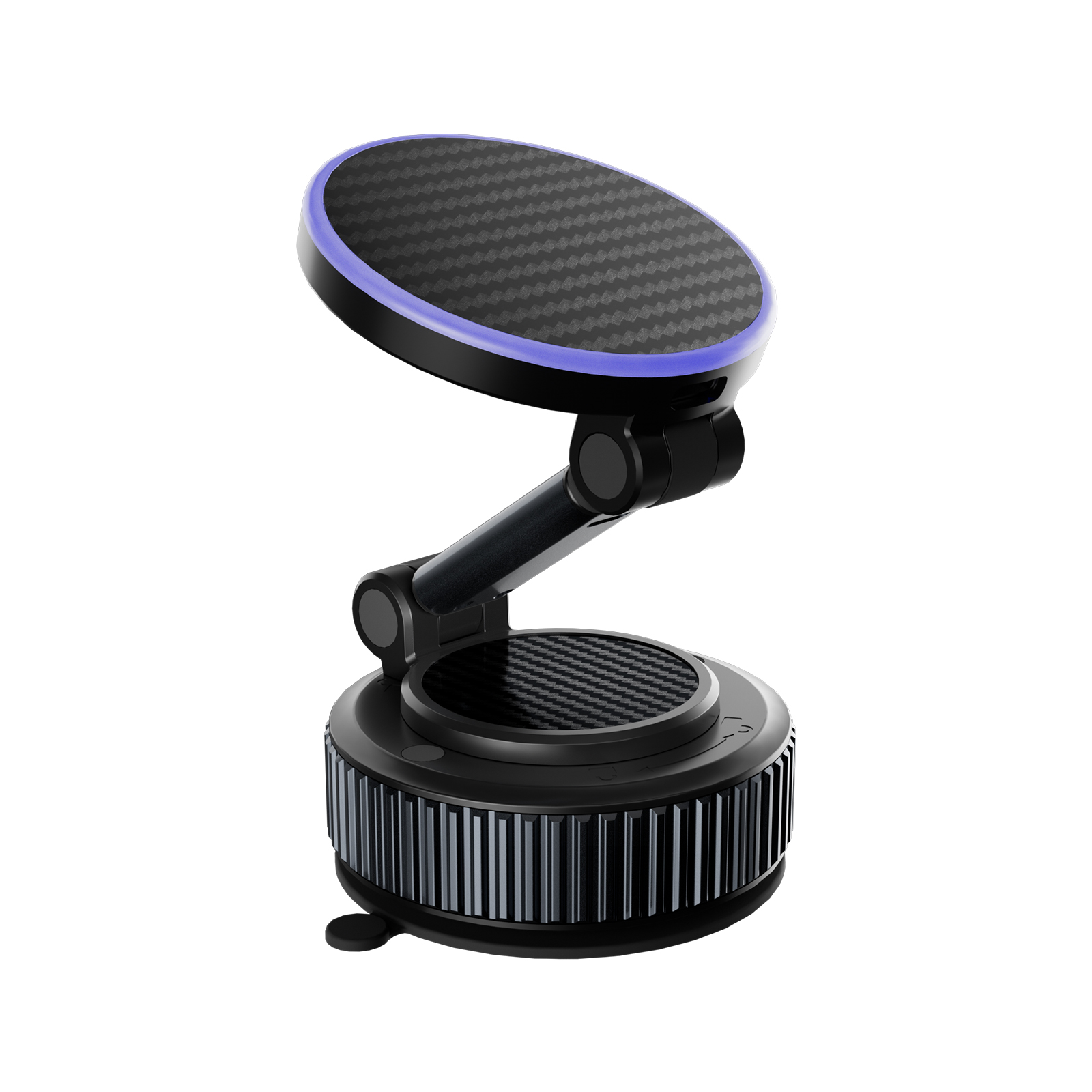 New Vacuum Sucker Tech, Magnetic Wireless Charging Car Mount