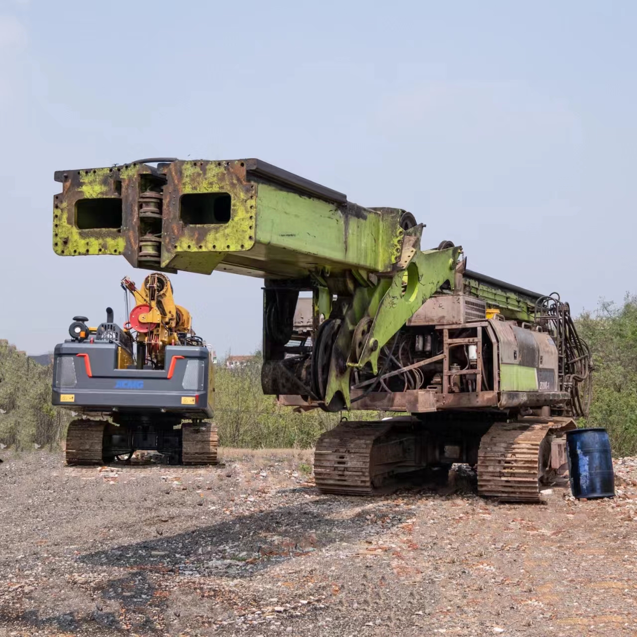 Heavy Duty Used Zoomlion Drilling-Rig Zr220A Engineering Drilling Rig ...