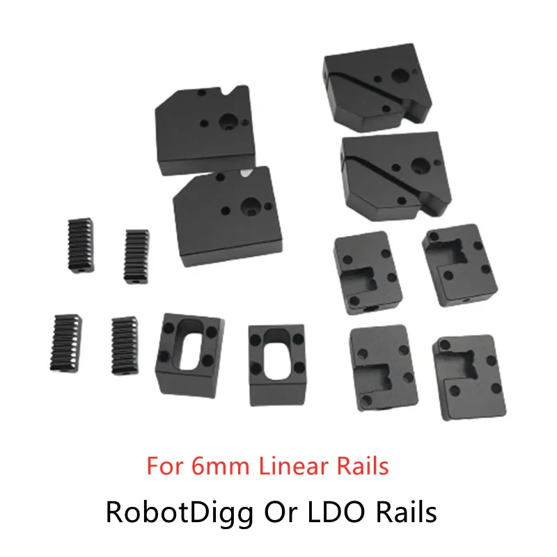 Funssor Annex K3 3D printer CNC XY axis motion 6mm Linear Rails Mounts ...