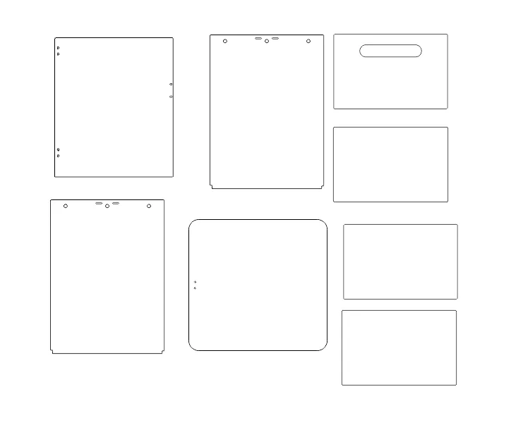 FLASHFORGE Adventurer AD5X 3D Printer enclosure panel kit with Screw ...