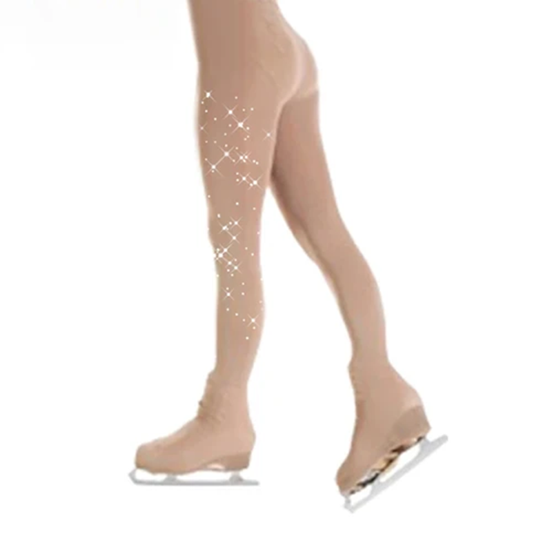Rhinestone Figure Skating Tights – Boot Cover Skating Tights