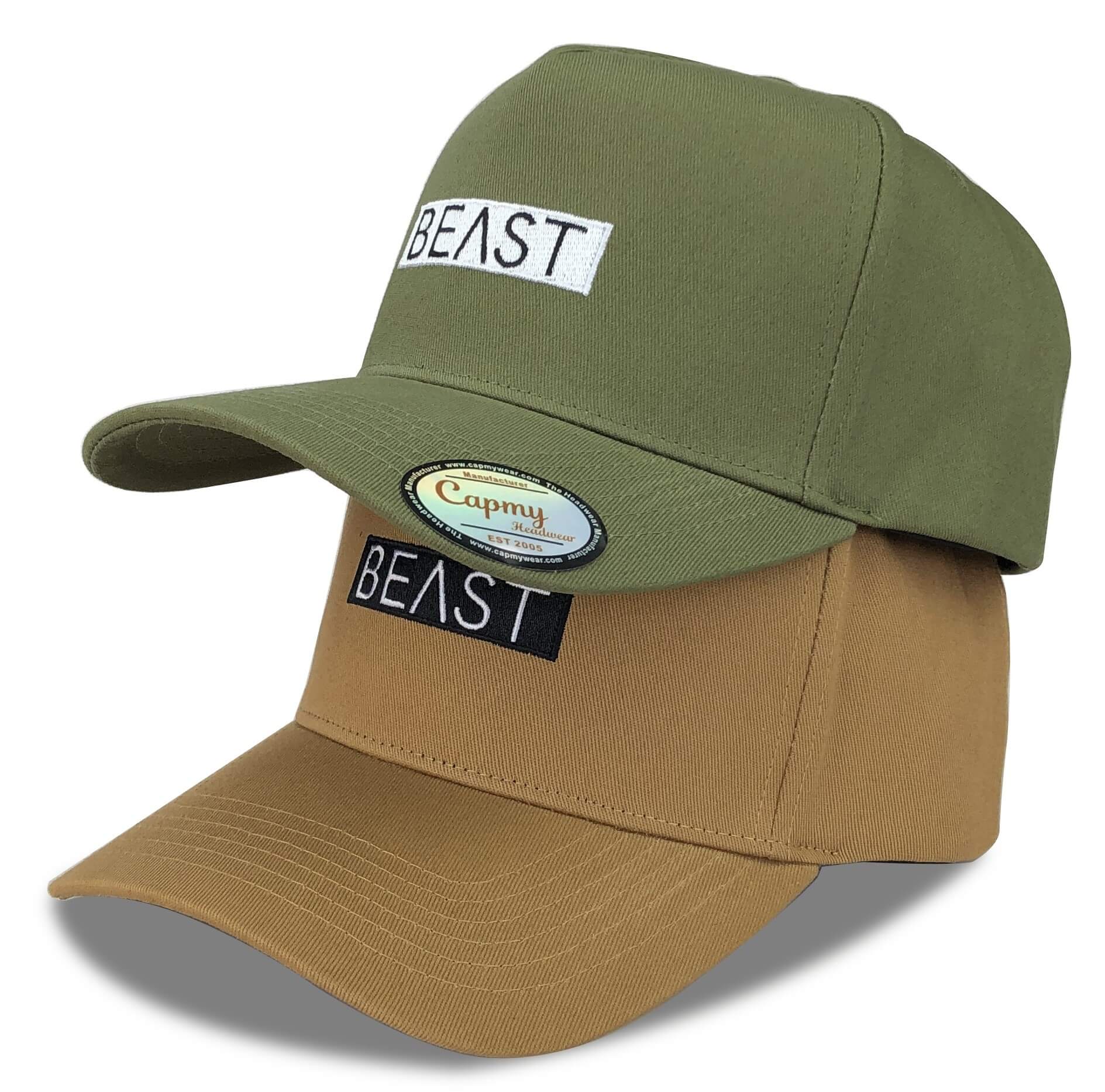 Baseball Cap - CMC-1092 (Wholesales 100% Cotton Tan Brown Corwn Middle ...