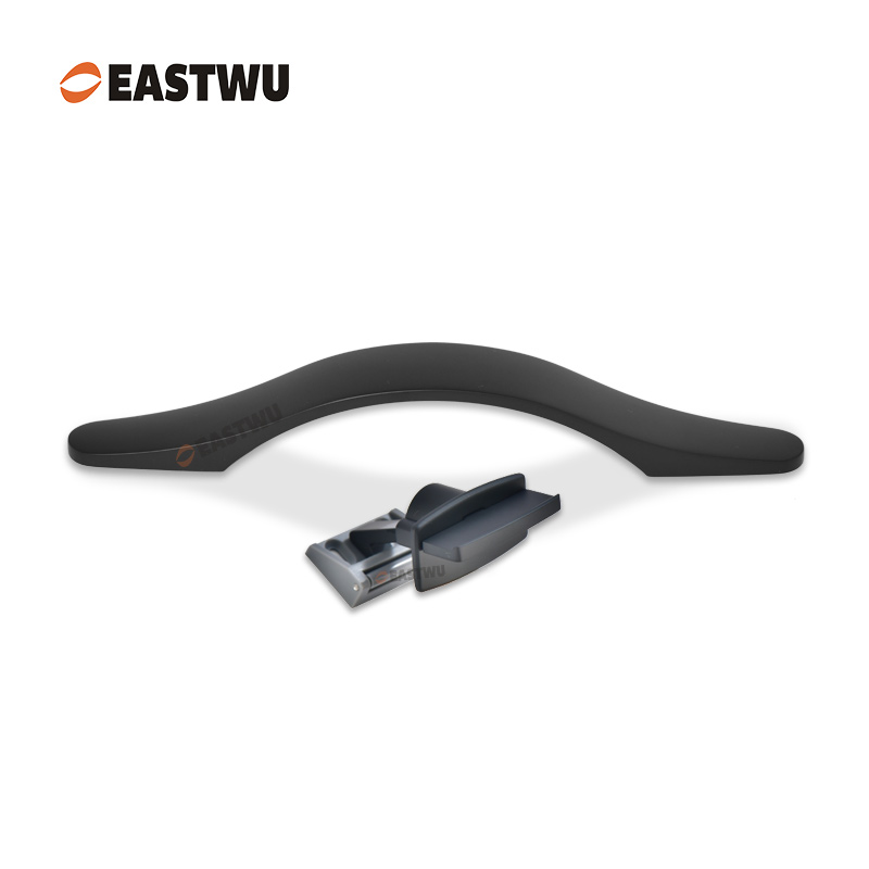 Cabinet Door Matt Black Metal Handle with Metal Locking Mechanism Lever ...