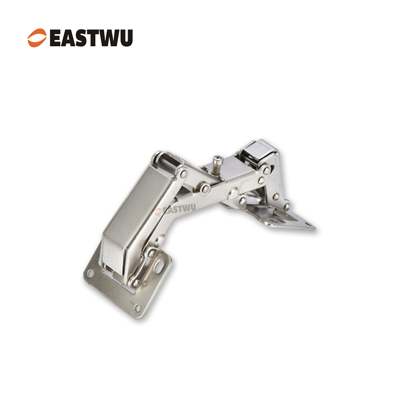 Nickel RV Cupboard Door Hinge Cold-rolled Steel NO Drilling Opening ...