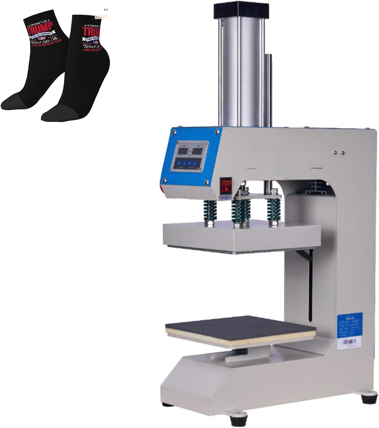 8x8 Label Pneumatic Heat Press Machine Auto Balance Sublimation Press ...