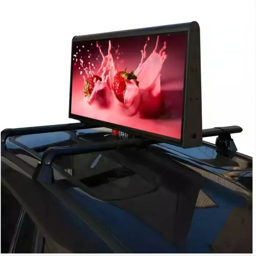 Full Color Car Taxi Roof Mobile Advertising LED Screen ultra light car ...