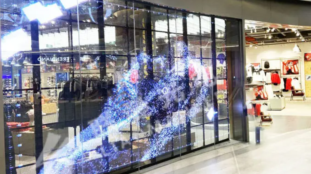 Shop Window Transparent LED Advertising Display screen