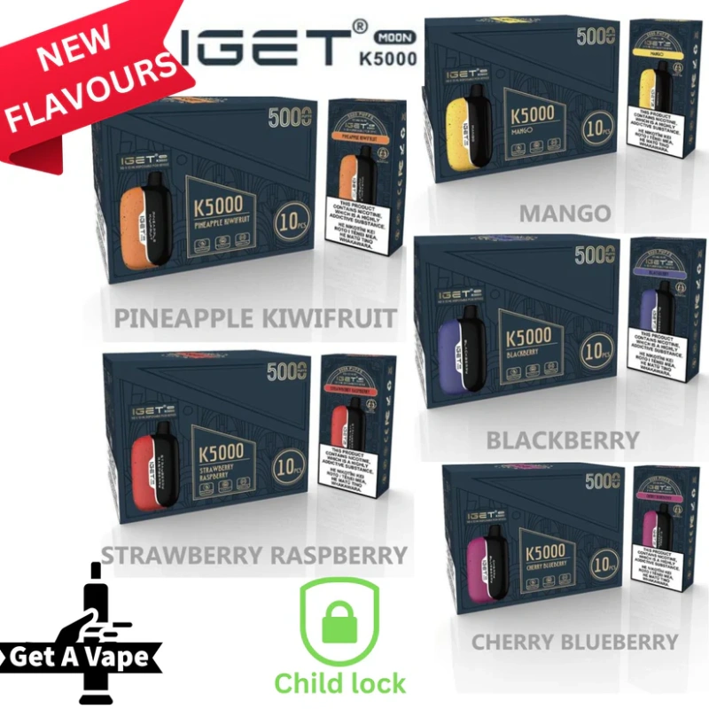IGET Moon K5000 - best 5000 puff disposable vape - vape disposable