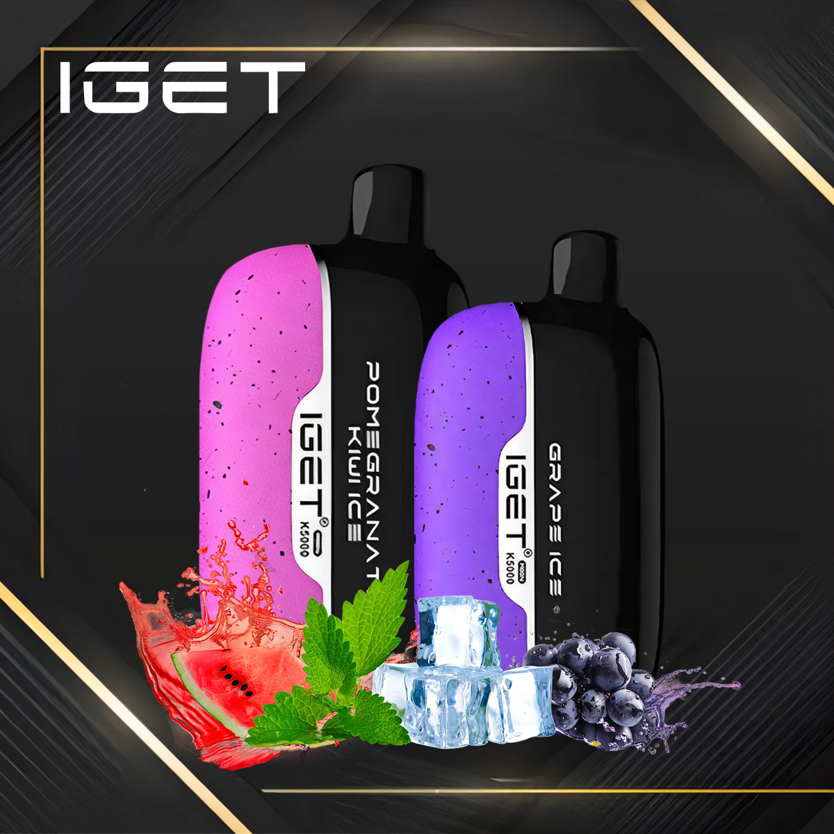 IGET Moon K5000 - best 5000 puff disposable vape - vape disposable