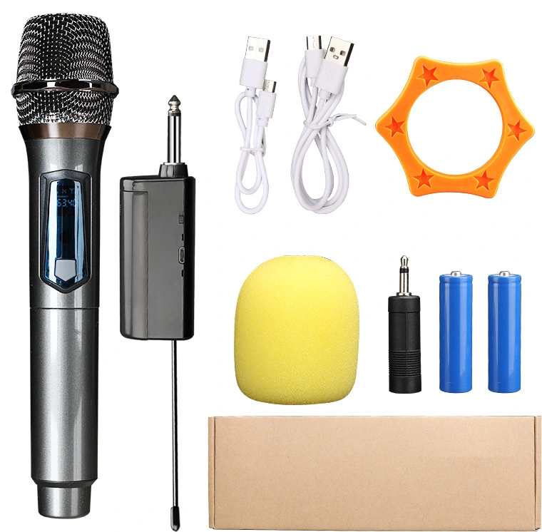 Handheld wireless microphone universal karaoke home audio outdoor ...