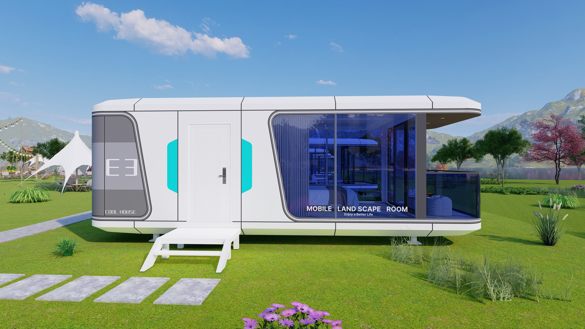 Space capsule, modular house, prefabricated house, container house