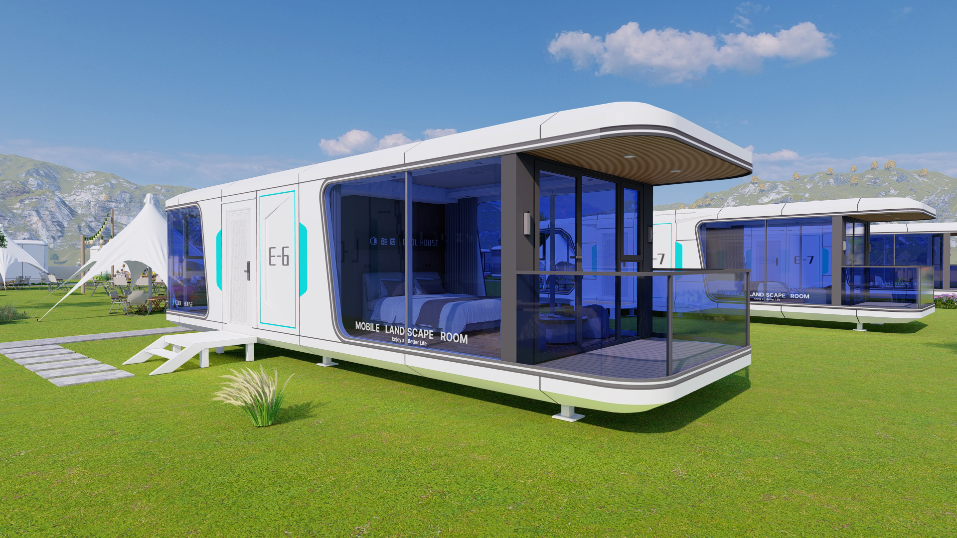 Space capsule, modular house, prefabricated house, container house
