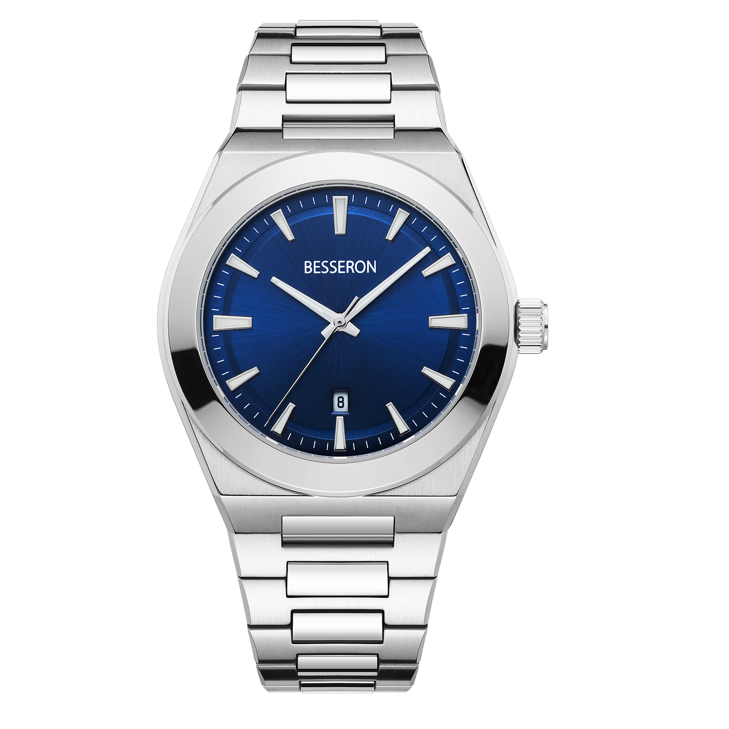 Customized Premium Wrist Watch New Design Blue Dial Oem Brands ...
