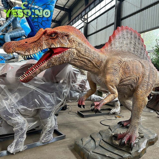 Dinosaur Park Robotic Spinosaurus Animatronic Models