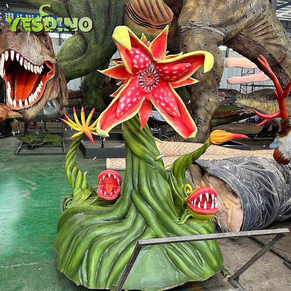 Realistic Man Eating Plant Animatronic Model for Sale