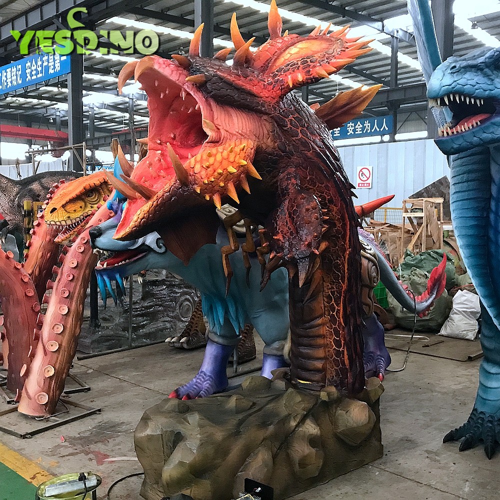 Haunted Attraction Scary Animatronic Sea Monster Models