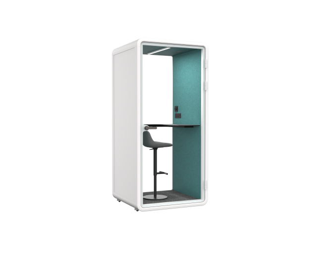 Efficient S Size Soundproof Booth for Quiet Work
