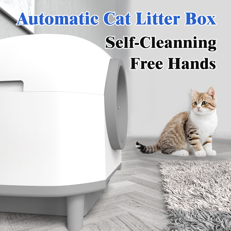 Automatic cat litter box, wholesale, large-sized cat toilet, self ...