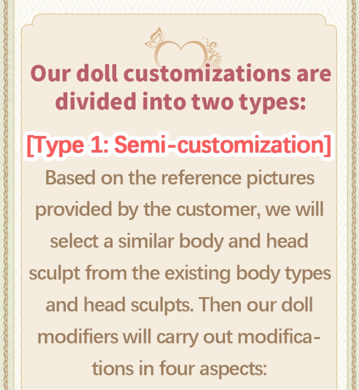 Personalized silicone doll customization