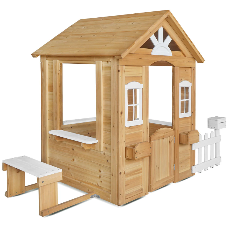Teddy Cubby House in Natural Timber (V2)