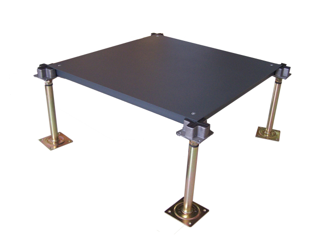 Bare Finish Steel Raised Floor - High Load Industrial System