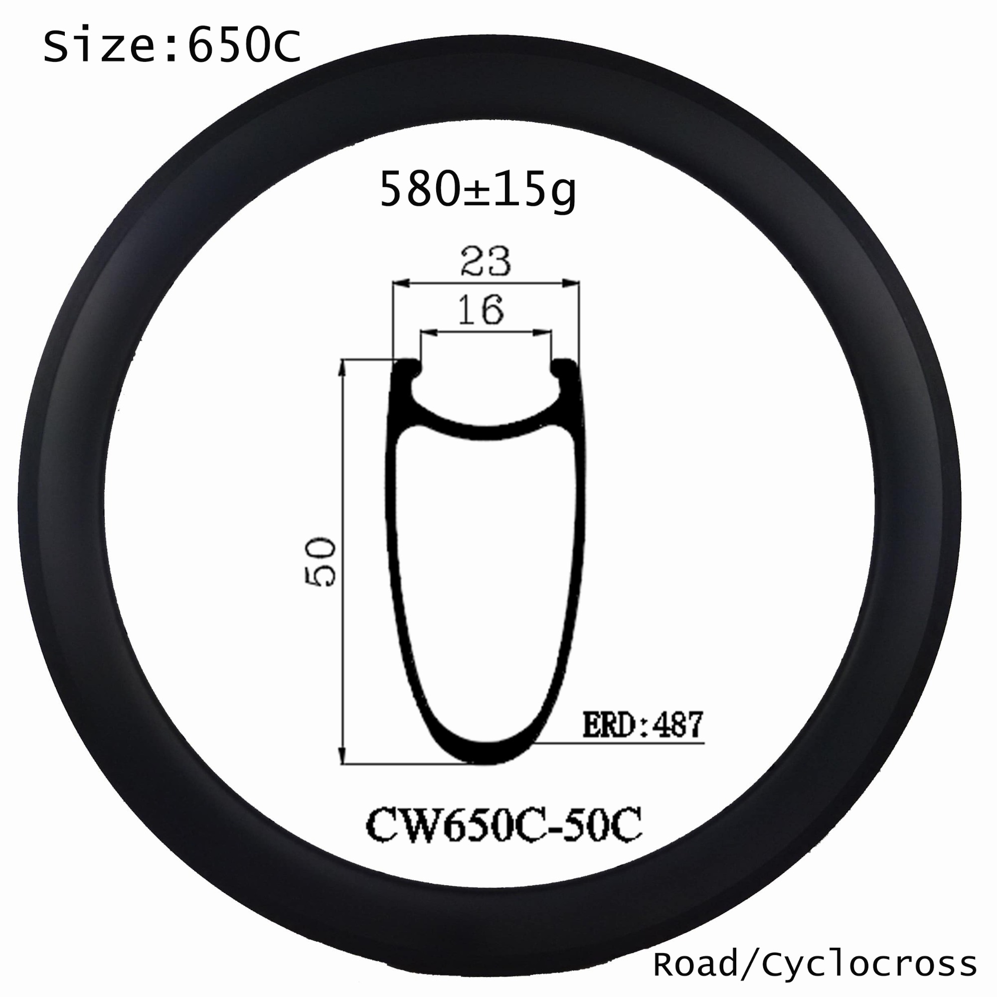 |CW650C-50C/T| 650C carbon bike wheels clincher/tubular tires for road ...
