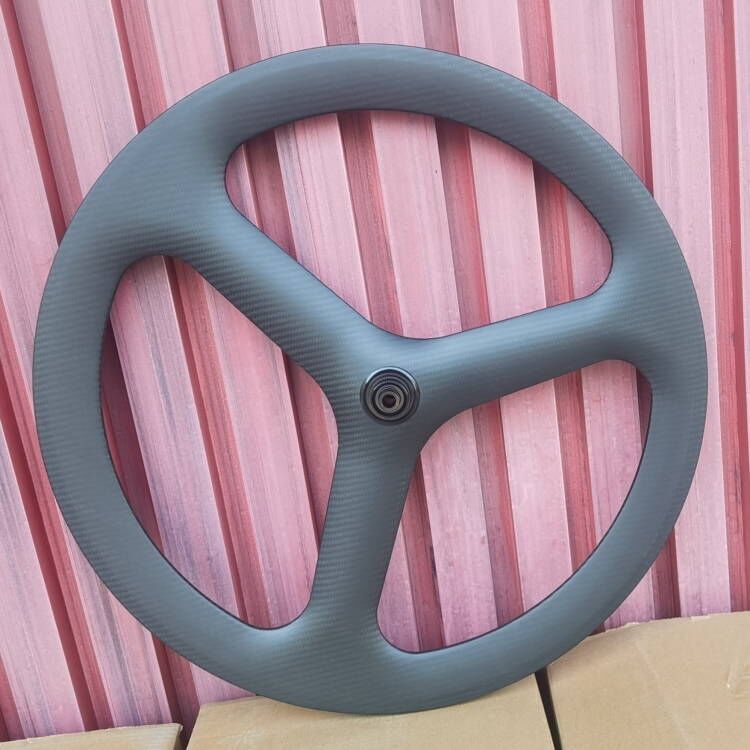 |CW25-50/T/CT-3S|carbon tri spoke bike wheel 25mm wide front 700C road ...