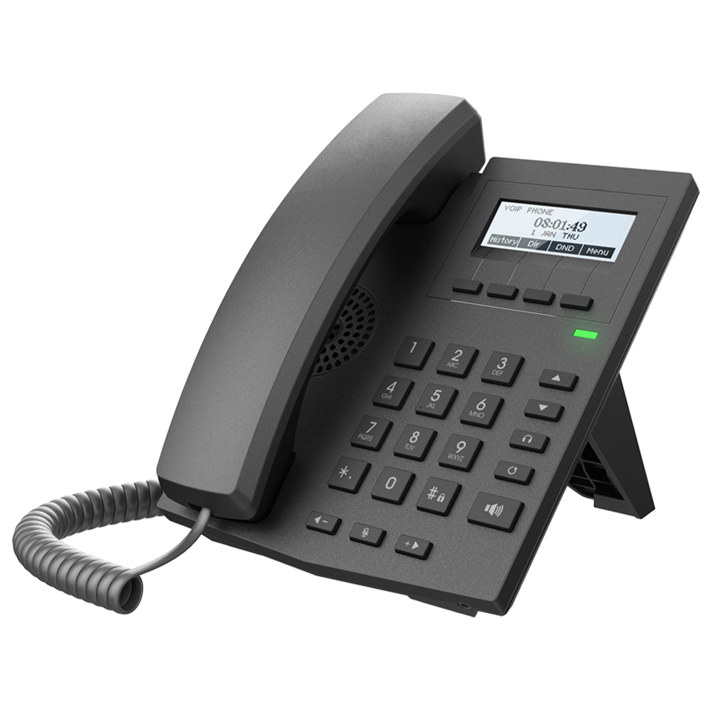 YX X1P VoIP Phone 2 SIP Lines PoE 3-Way Conference Affordable Desktop ...