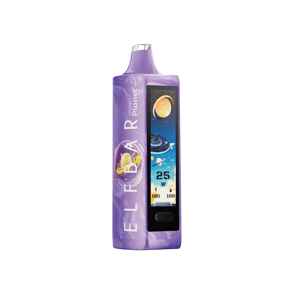 Grape ELFBAR Planet 25000: 25k Puffs, Rechargeable, 5% Nicotine