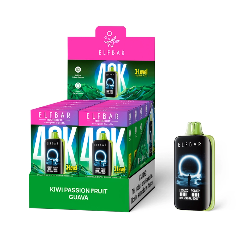 MoonNight Vape – 40,000 Puffs, Dual Vapor, Smart Display & Bold Flavors