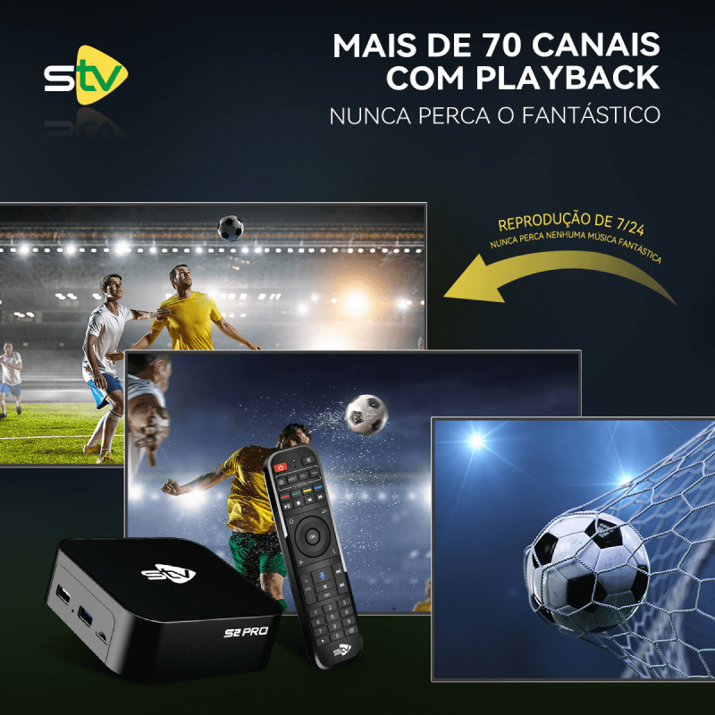 Receptor STV S2 Pro 6K 2GB RAM 32GB Wi-Fi
