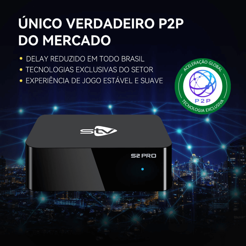 Receptor STV S2 Pro 6K 2GB RAM 32GB Wi-Fi