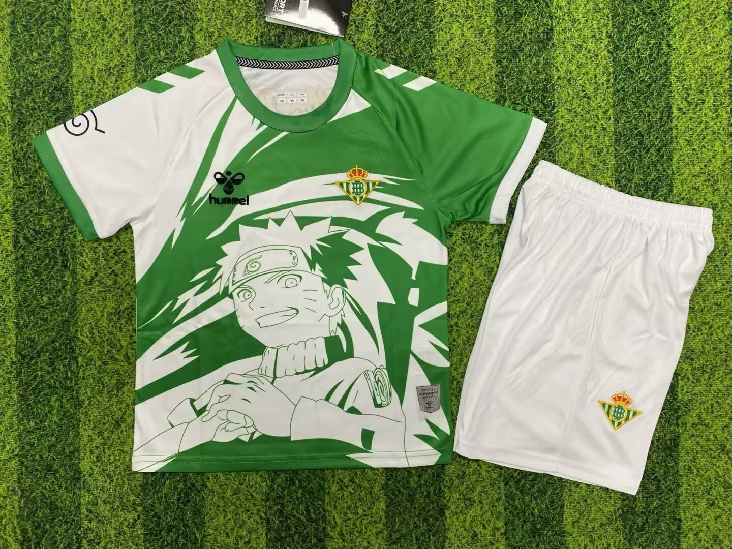 2525/2026 Real Betis NARUTO Special Edition Football Shirt Kids Size