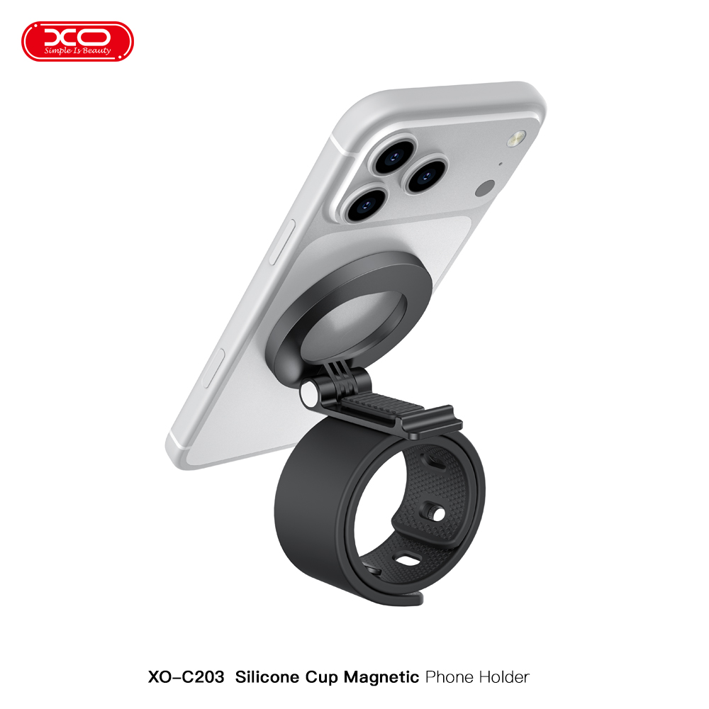 C203 Silicone Cup-Shaped Silicone Band with MagSafe Phone Holder ...