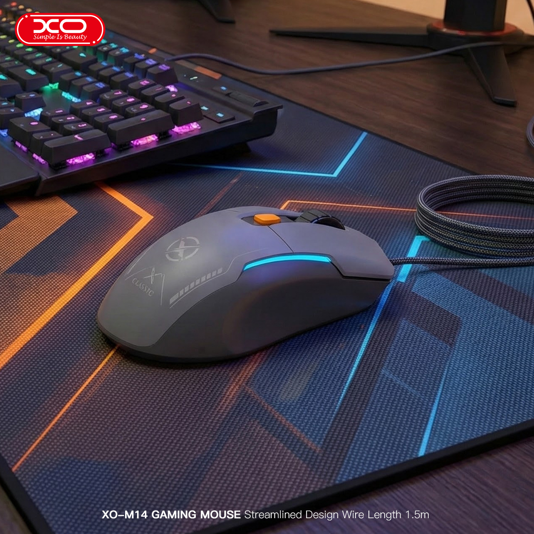 M14 Wired Six-Button Backlit Gaming Mouse