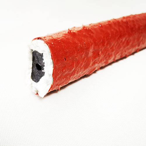 Silicone coated fiberglass tank lid rope / excellent high temperature seal