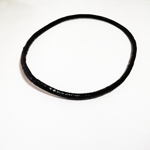 Silicone coated fiberglass knitted rope ring / excellent high ...