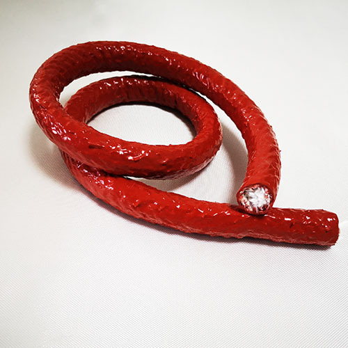 Silicone coated fiberglass round rope / excellent high temperature seal