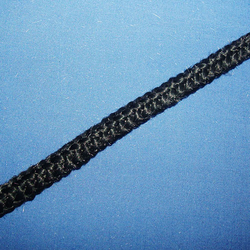 Graphite coated fiberglass knitted rope / Oven door sealing / furnace ...