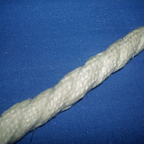 Ceramic fiber twisted rope / Door seals or caulking for ovens, furnaces