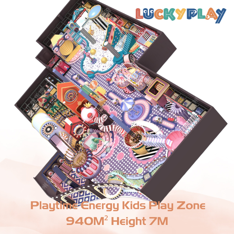 Large Playtime Energy Kids Play Zone