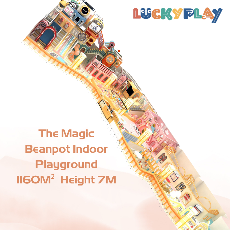 Multiple Playability Magic Beanpot Indoor Playground