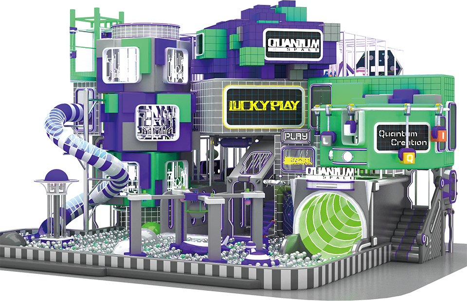 Customised MAGIC WORLD Commercial Playground Equipment for Kids Play Zones